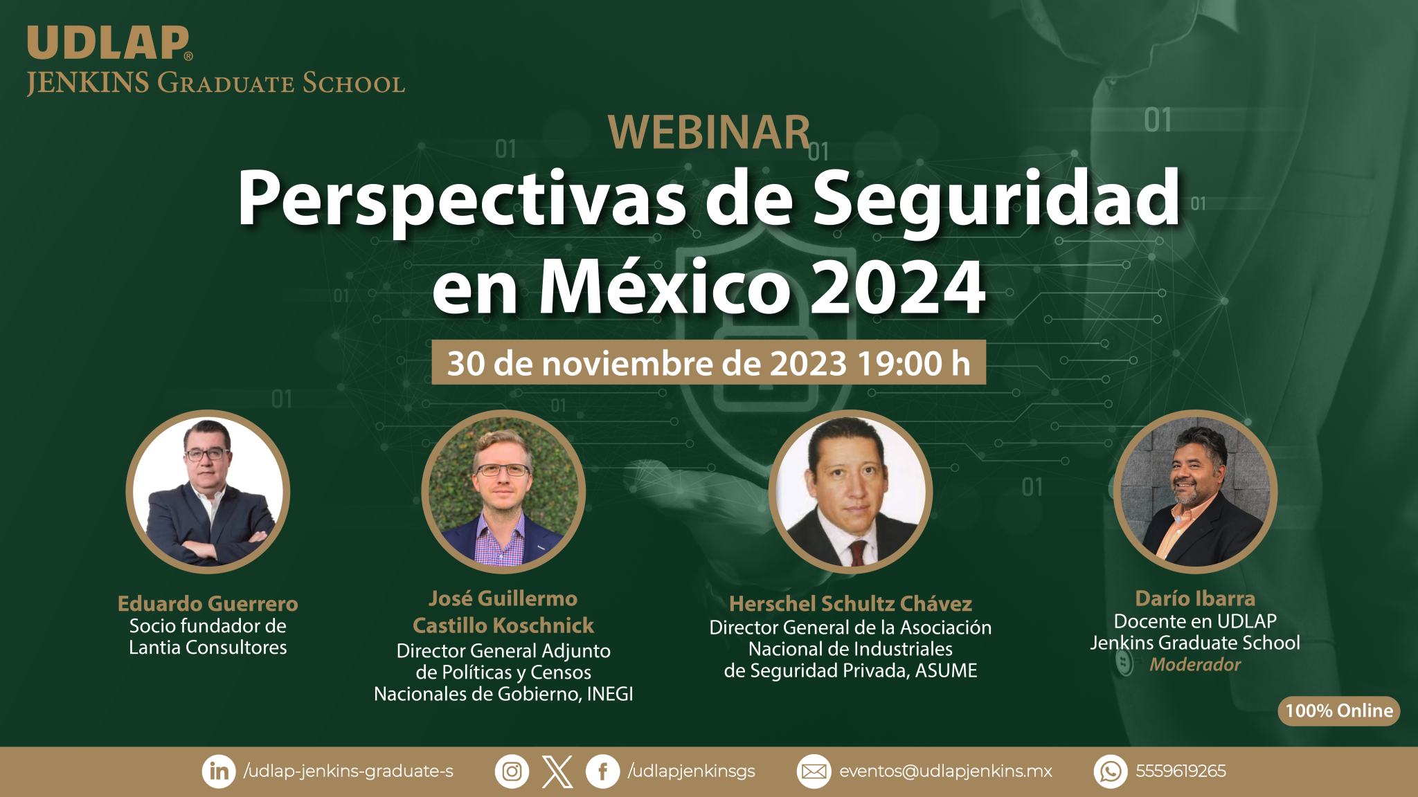 Perspectivas de Seguridad en México 2024 - UDLAP Jenkins Graduate School